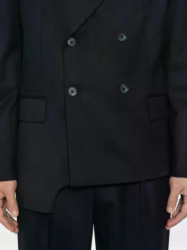 MEDEEA Asymmetrical Double-breasted Blazer