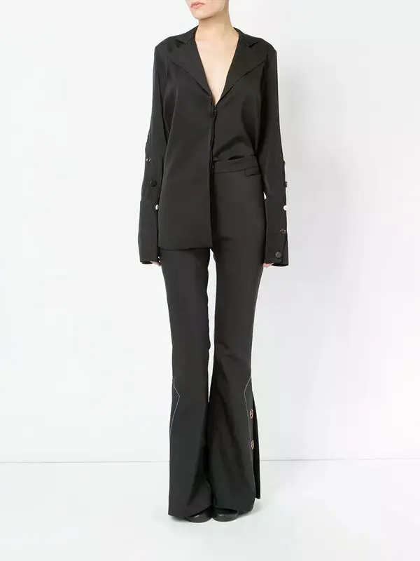 ELLERY Flared Button Trousers
