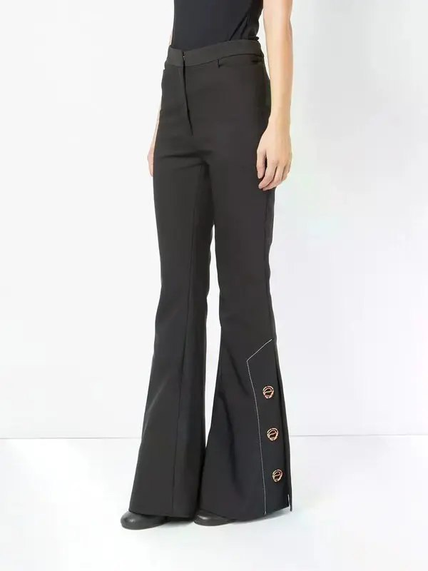 ELLERY Flared Button Trousers