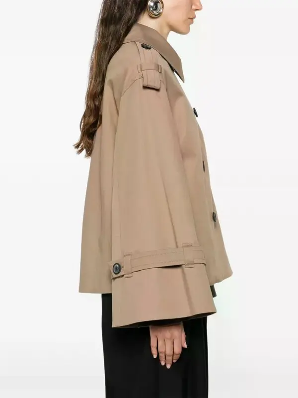 BY MALENE BIRGER Alisandra Double-breasted Military Jacket - Brown