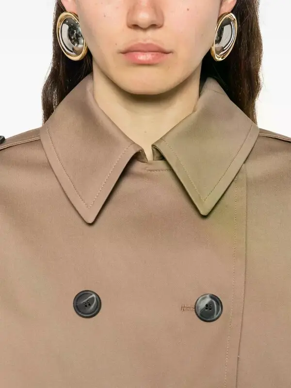 BY MALENE BIRGER Alisandra Double-breasted Military Jacket - Brown