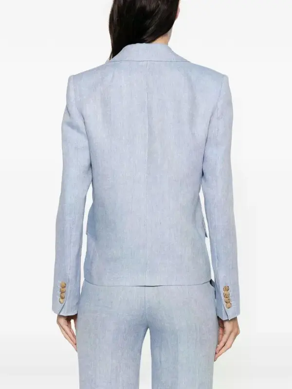 Etro V-neck Linen Blazer