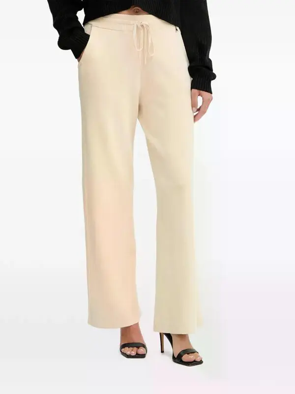 Patrizia Pepe Elasticated-waistband Logo Trousers