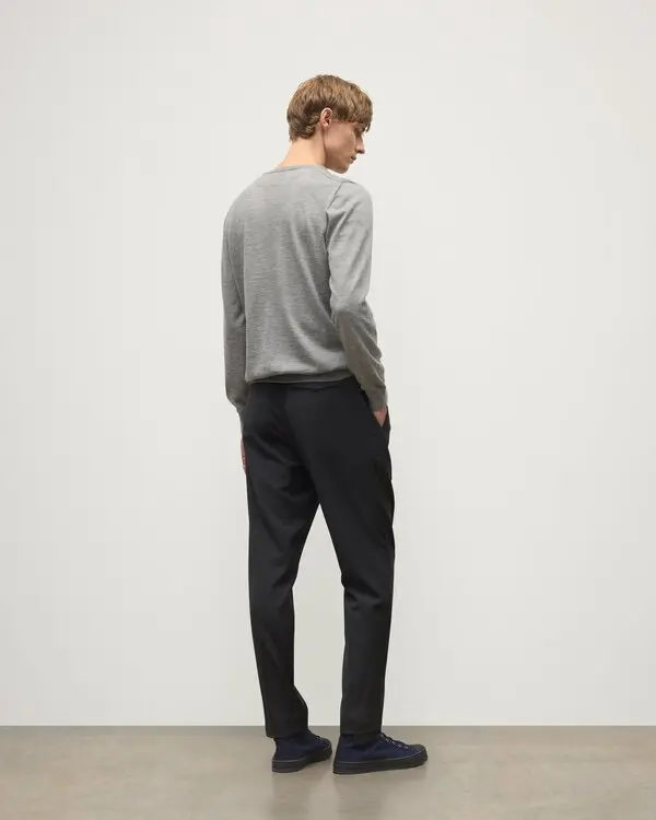 Johnstons Of Elgin Cashmere Crew Neck Jumper - Grey