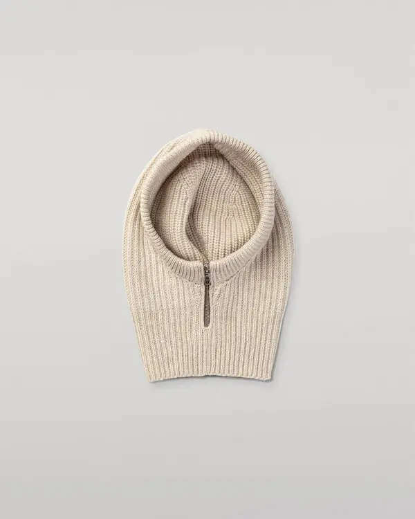 Johnstons Of Elgin Nevis Cashmere Hood - Natural