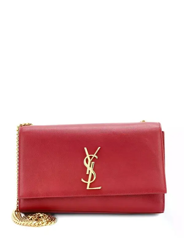 Saint Laurent Monogram Grainy Leather Crossbody Bag