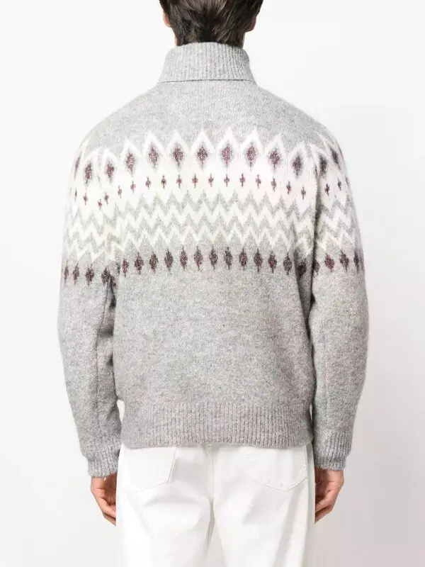 Brunello Cucinelli Patterned Intarsia-knit Jumper