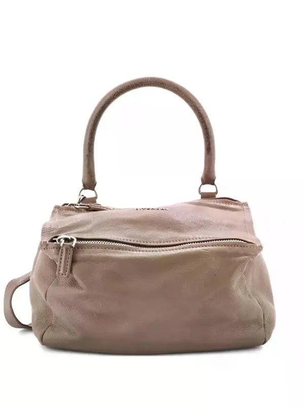 Givenchy Pandora Satchel Leather Bag - Neutrals