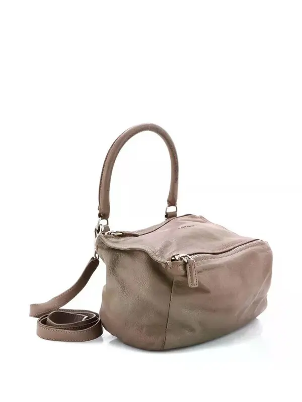 Givenchy Pandora Satchel Leather Bag - Neutrals