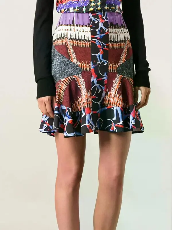 PETER PILOTTO Ceremony Print Pleated Skirt