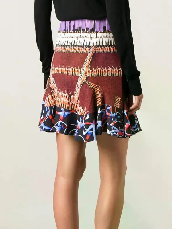 PETER PILOTTO Ceremony Print Pleated Skirt