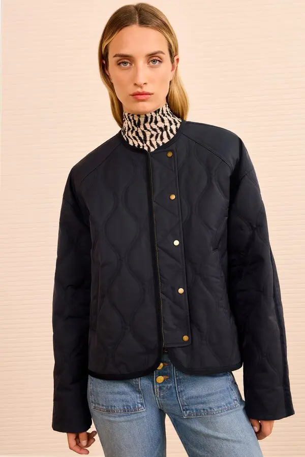 Ulla Johnson Malone Quilted Jacket - Midnight