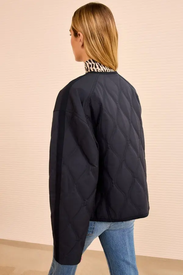 Ulla Johnson Malone Quilted Jacket - Midnight