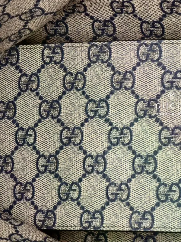 Gucci Logo Shopper Tote Printed Canvas Small Shoulder Bag