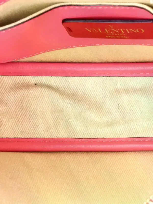Valentino Garavani Rockstud Zip Leather Shoulder Bag