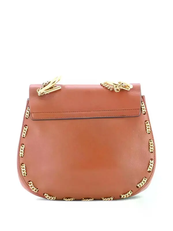 Chloé Drew Chain Embellished Leather Crossbody Bag