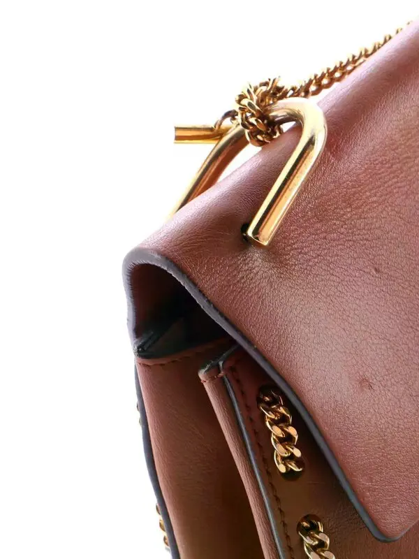 Chloé Drew Chain Embellished Leather Crossbody Bag