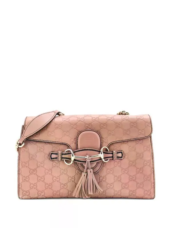 Gucci Emily Chain Flap Medium Shoulder Bag - Neutrals