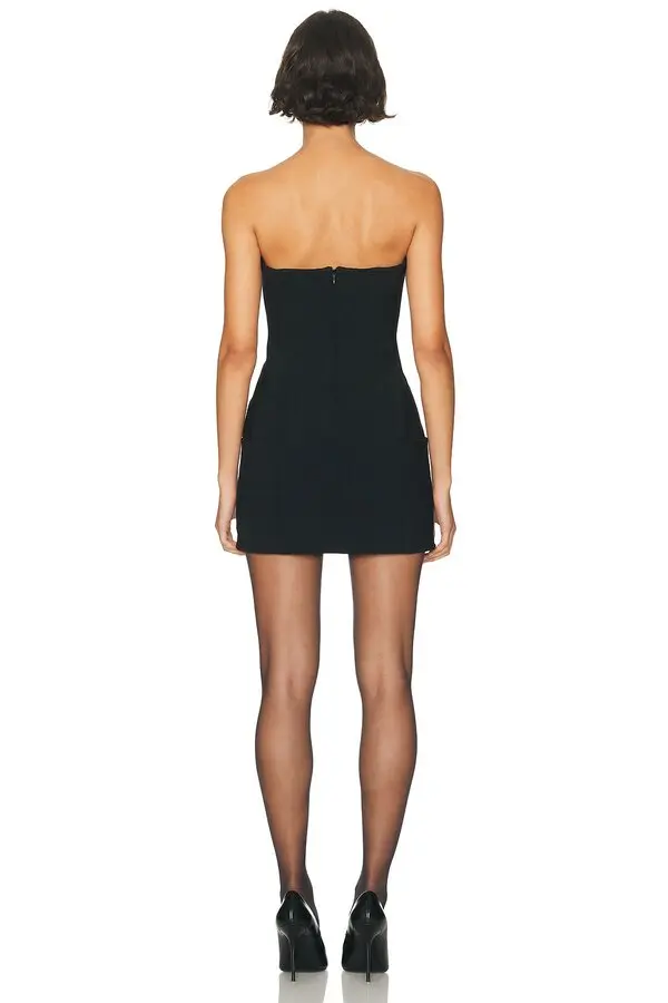 HAELO Construct Lock Strapless Mini Dress