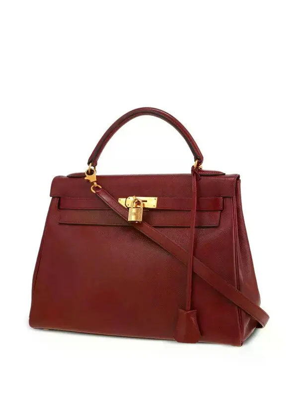 Hermès 1995 Kelly 32 Tote Bag - Red