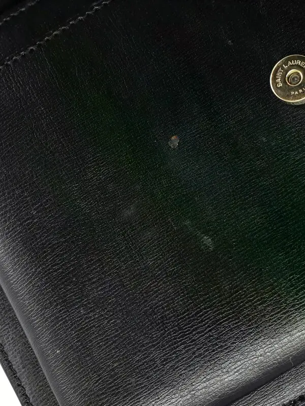 Saint Laurent Sunset Top Handle Leather Shoulder Bag - Black