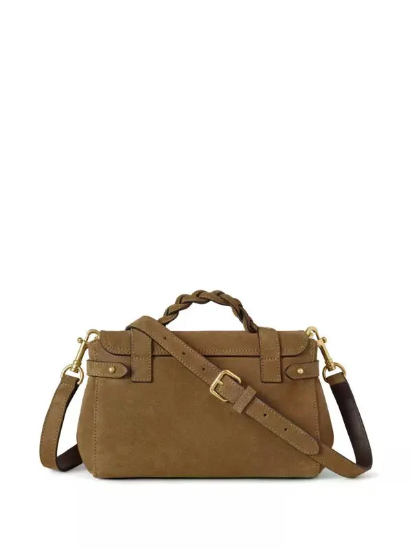 Mulberry Mini Alexa Braided-handle Tote Bag - Brown