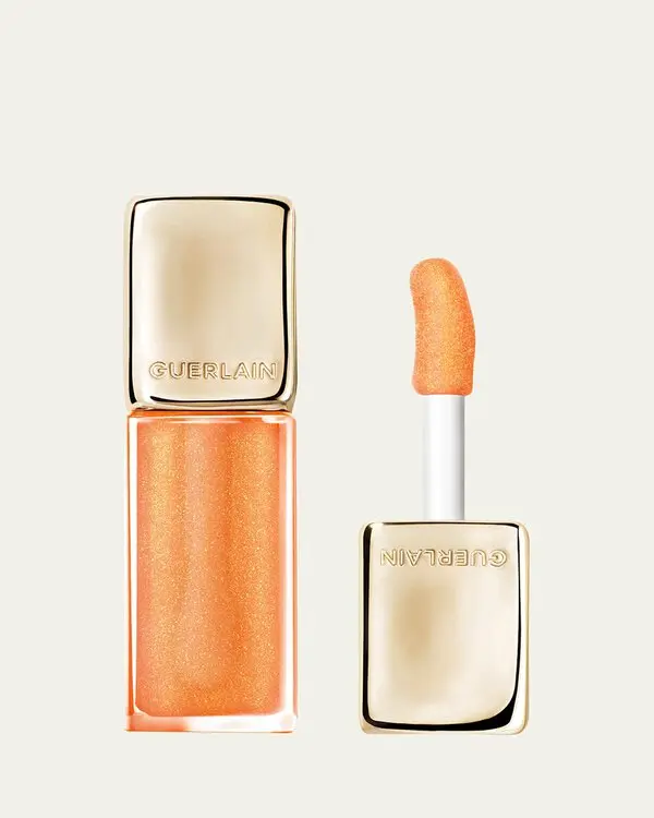 GUERLAIN Limited Edition Holiday Kisskiss Bee Glow Lip Oil Sparkling - Peach