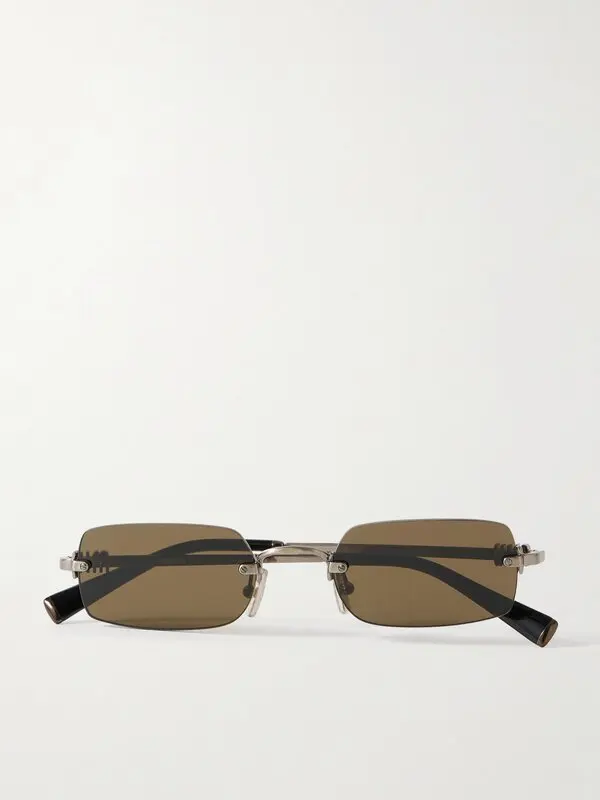 Miu Miu Square-frame Sunglasses - Silver