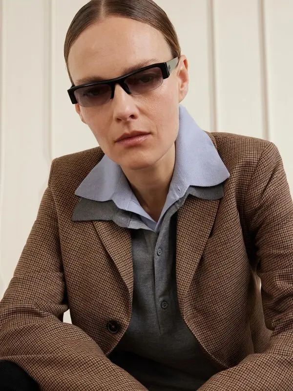 Miu Miu Vedette Square-frame Acetate Sunglasses - Black