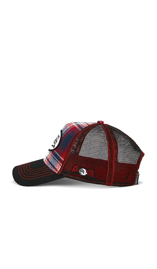 VON DUTCH Plaid Trucker Hat