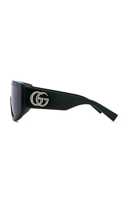 Gucci Mask Sunglasses - Black