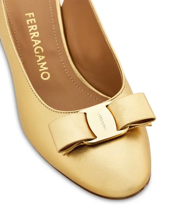 FERRAGAMO Vetty 55 Slingback Pumps
