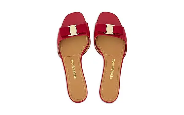 FERRAGAMO Leather Heeled Sandals - New Fuchsia