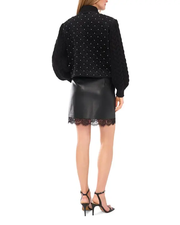 Vince Camuto Quilted Velvet Jacket