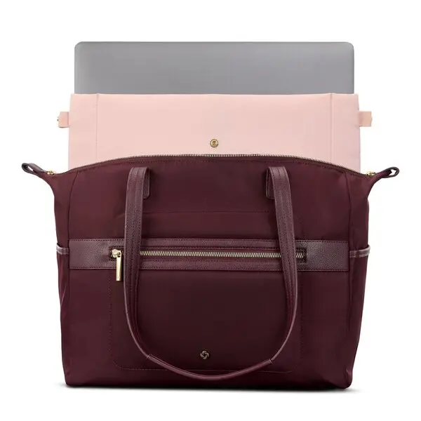 SAMSONITE Tote Bag With Laptop Sleeve - Merlot