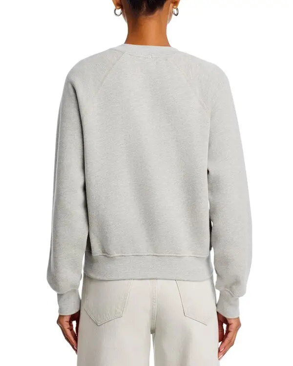 RE/DONE Classic Crewneck Sweatshirt - Heather Gray