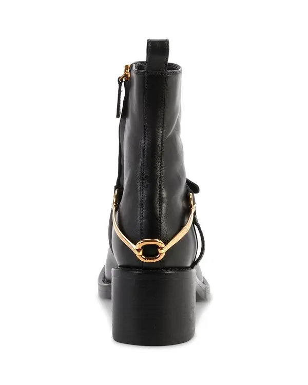 Chloé Dakota Ankle Boots With Equestrian Straps - Black