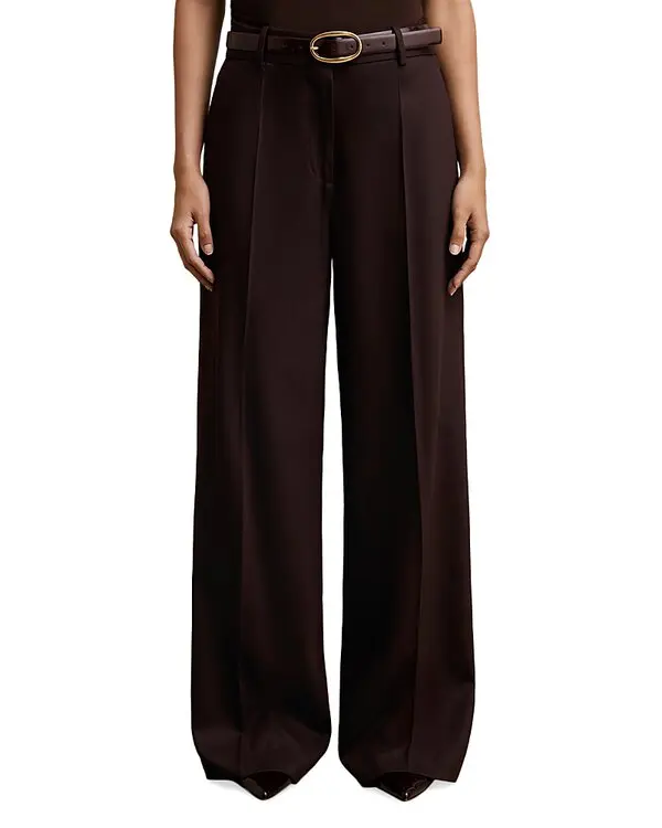REISS Petite Wide Leg Pants