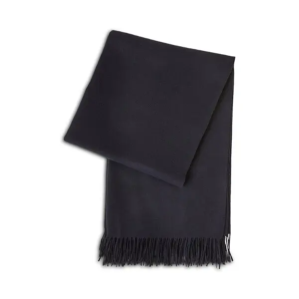 Frette Nuage Wool-cashmere Throw - Blue