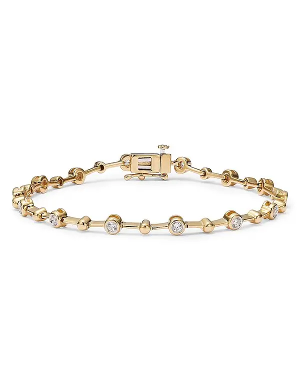 Bloomingdale'S Diamond Station Bracelet In 14k - Gold