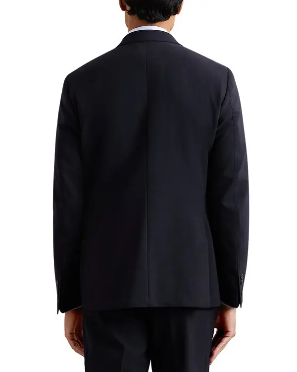 REISS Double Breasted Wool Blend Blazer