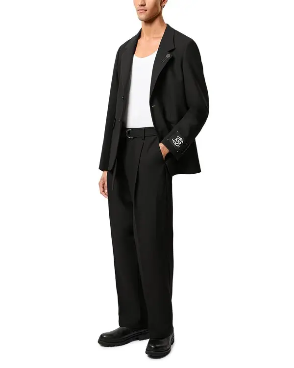 REISS Wide Leg Relaxed Fit Trousers