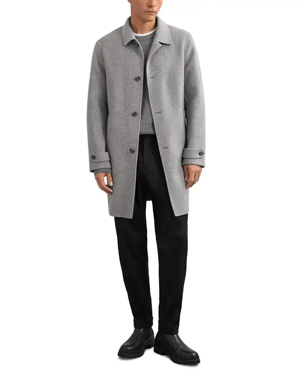 REISS Wool Blend Overcoat