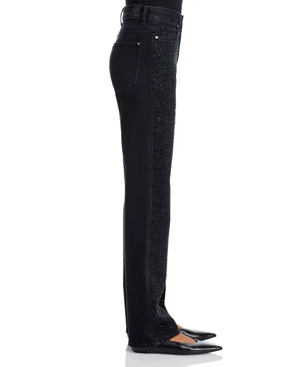 Paige Stevie Ankle Jeans - Interstellar Embellished