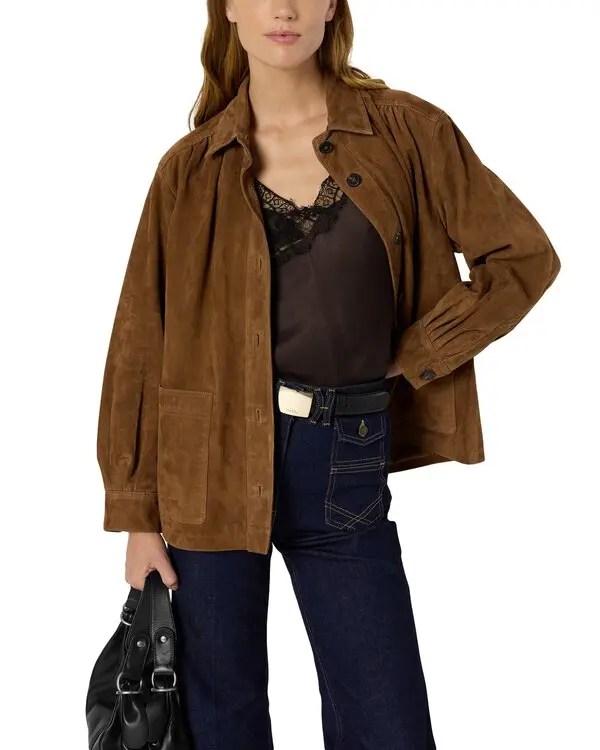 Gerard Darel Nomelie Suede Jacket