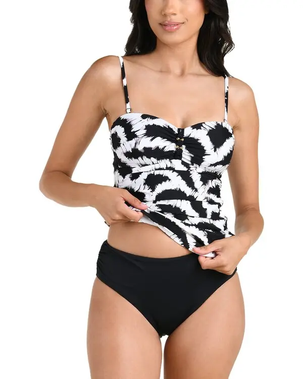 La Blanca Shadows Bandeau Tankini