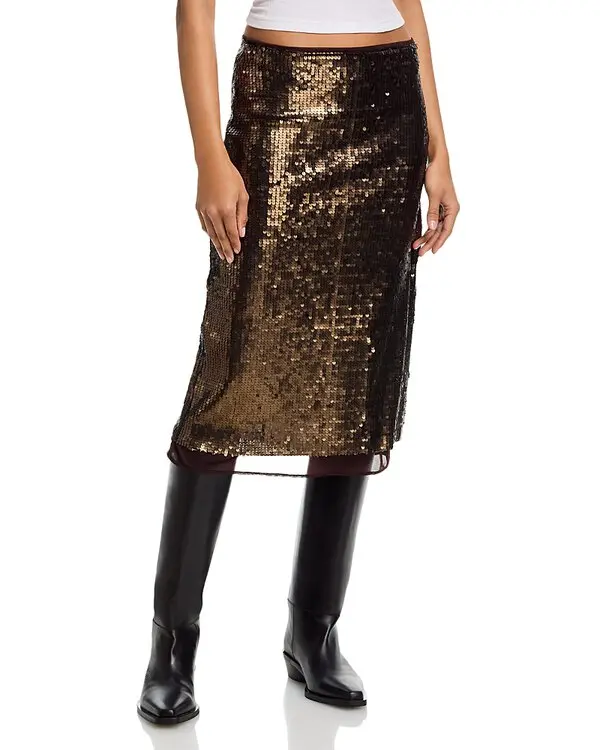 Rag & Bone Lucy Sequin Skirt