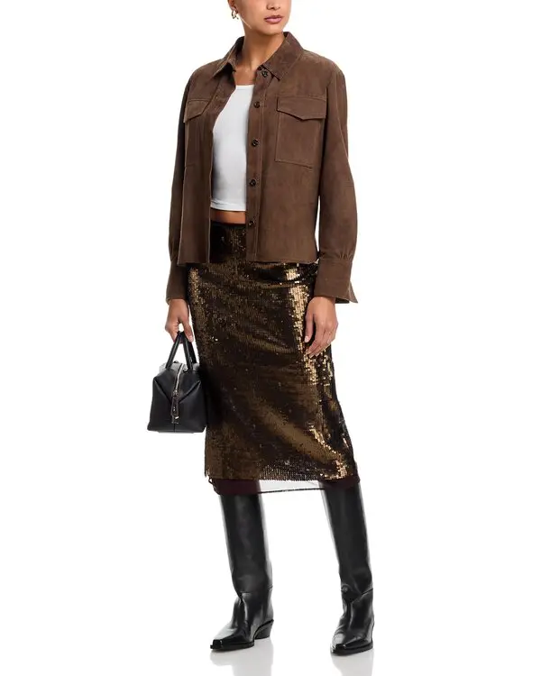 Rag & Bone Lucy Sequin Skirt
