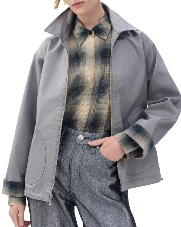 Rag & Bone Carrie Reversible Jacket - Gray