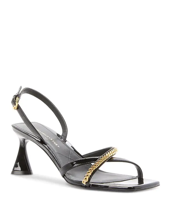 Stella McCartney Elsa Chain Strap Sandals - Black